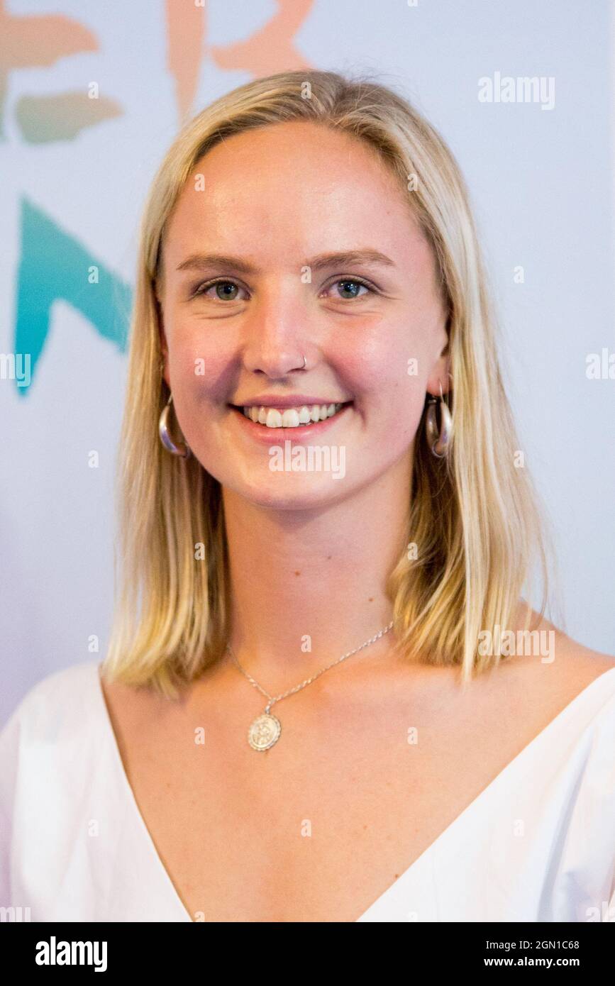 France, September 21, 2021. Mary Finn attends the 'Bigger Than Us ...