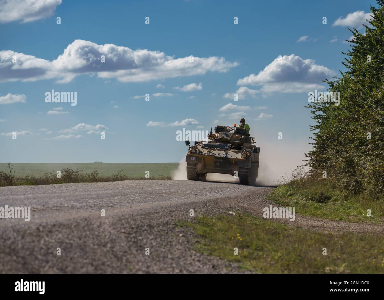 Warrior tracked armored vehicle hi-res stock photography and images - Alamy