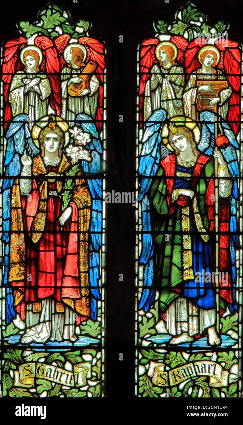 Two Archangels, Saint Gabriel, Saint Raphael, St, saints, archangel ...