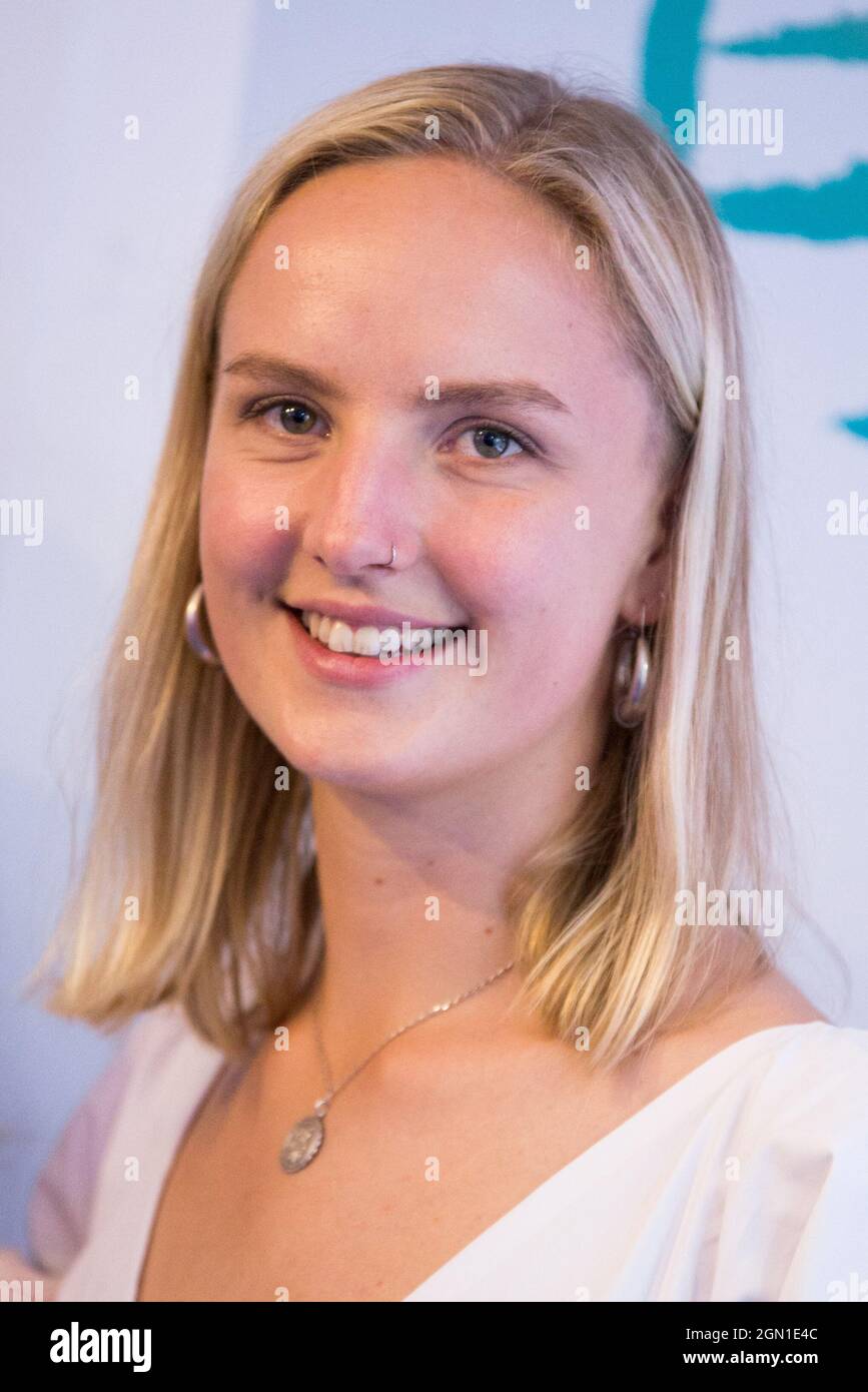France, September 21, 2021. Mary Finn attends the 'Bigger Than Us ...