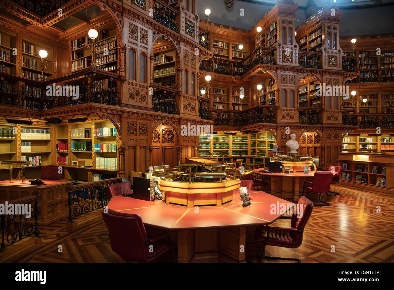 Library Parliament Ottawa Interior High Resolution Stock Photography ...