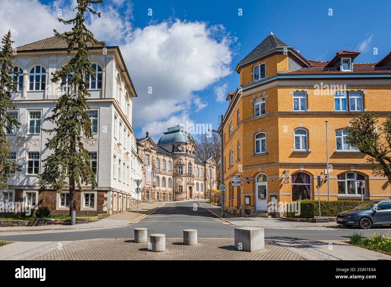 German Toy Museum and Juttaplatz, Sonneberg, Thuringia, Germany Stock ...