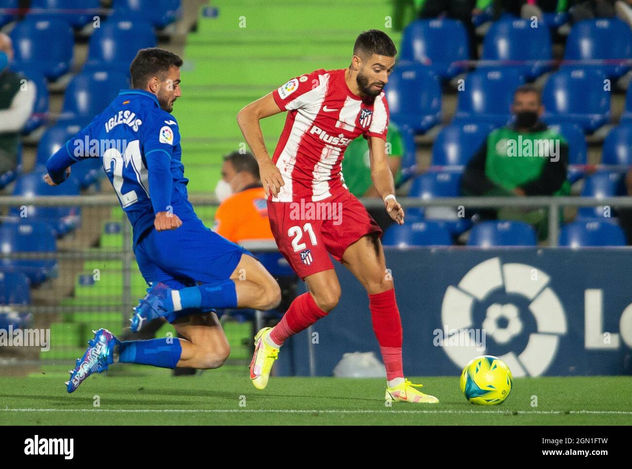 Madrid, Spain, 21st September 2021; Estadio Coliseum Alfonso Perez ...
