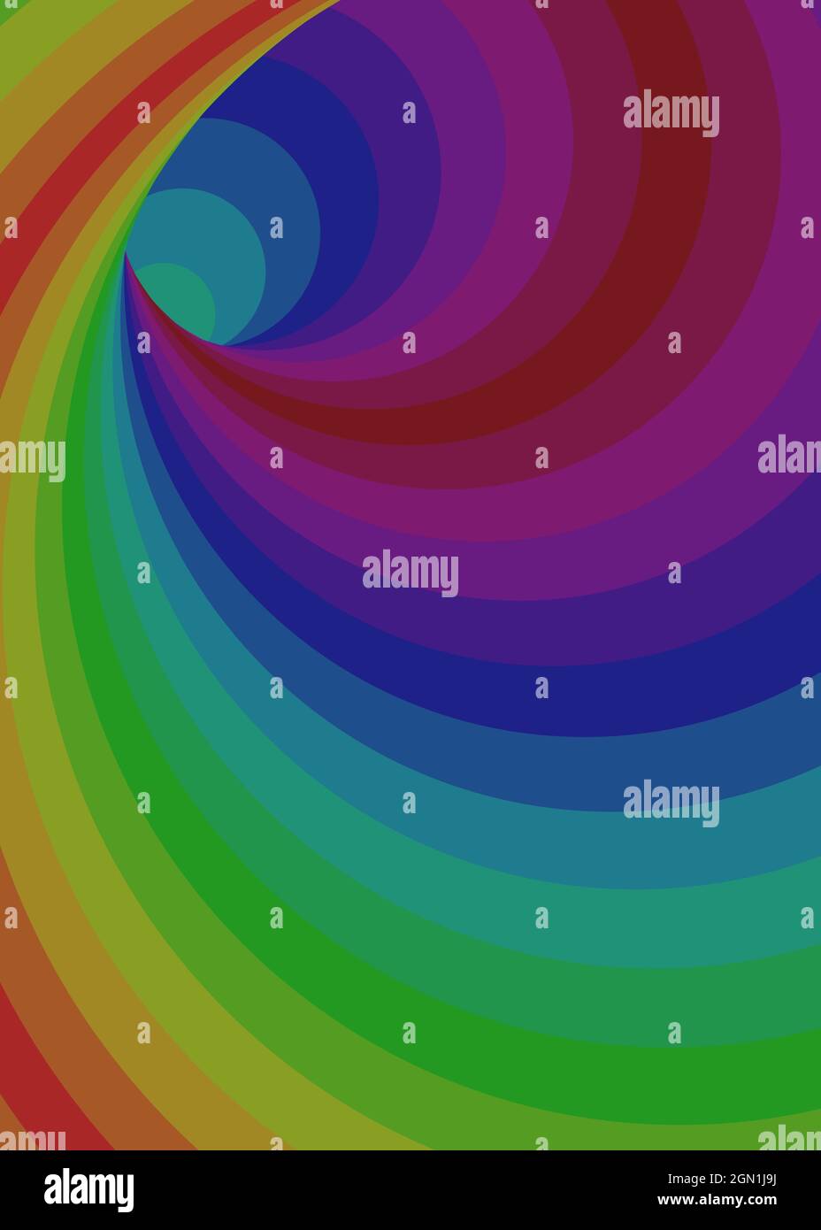 Color Swirl Wormhole Vortex Twist Generative Art background ...