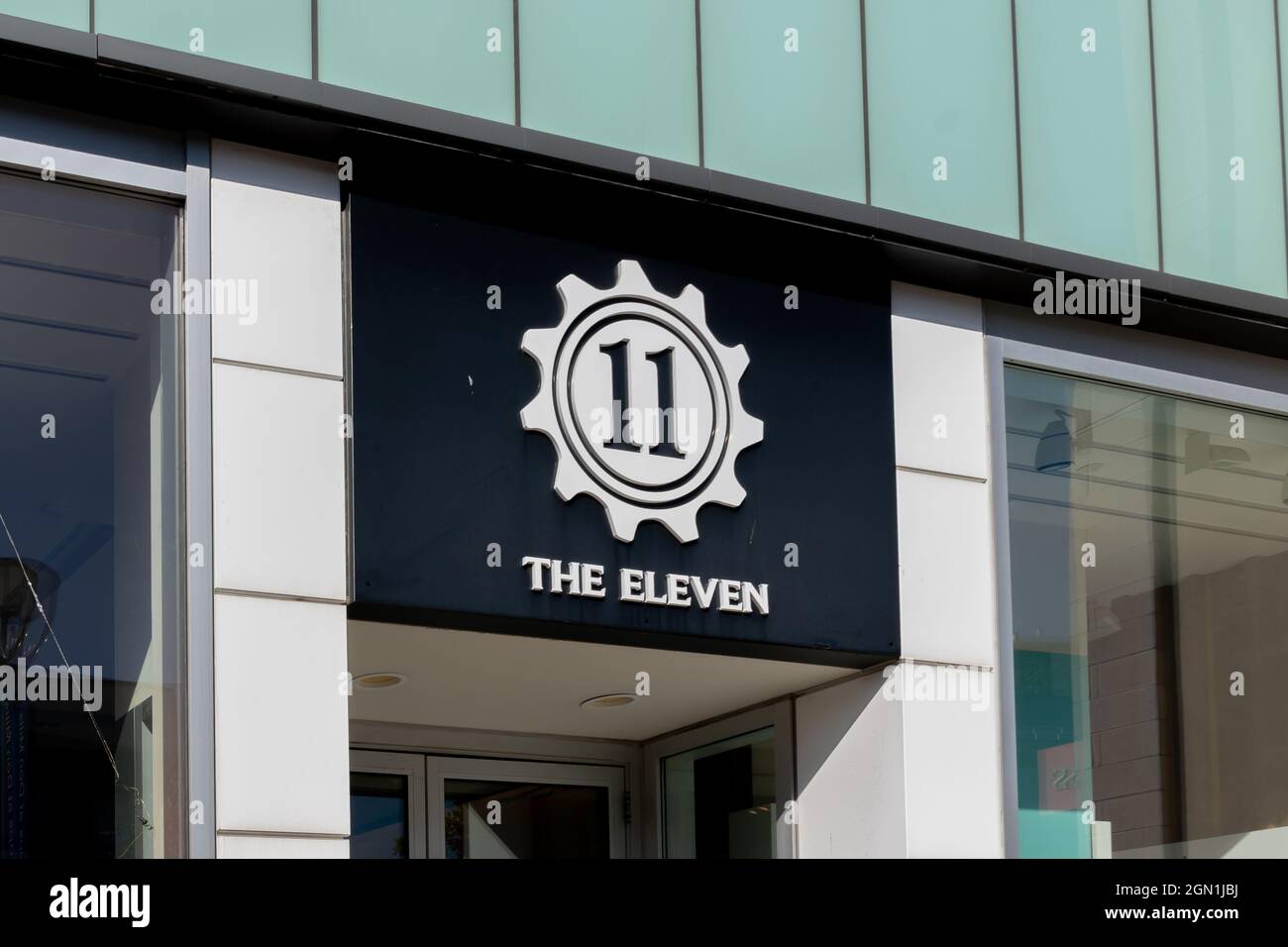 Toronto, Canada - September 7, 2021: Close up of The 11 (The Eleven ...