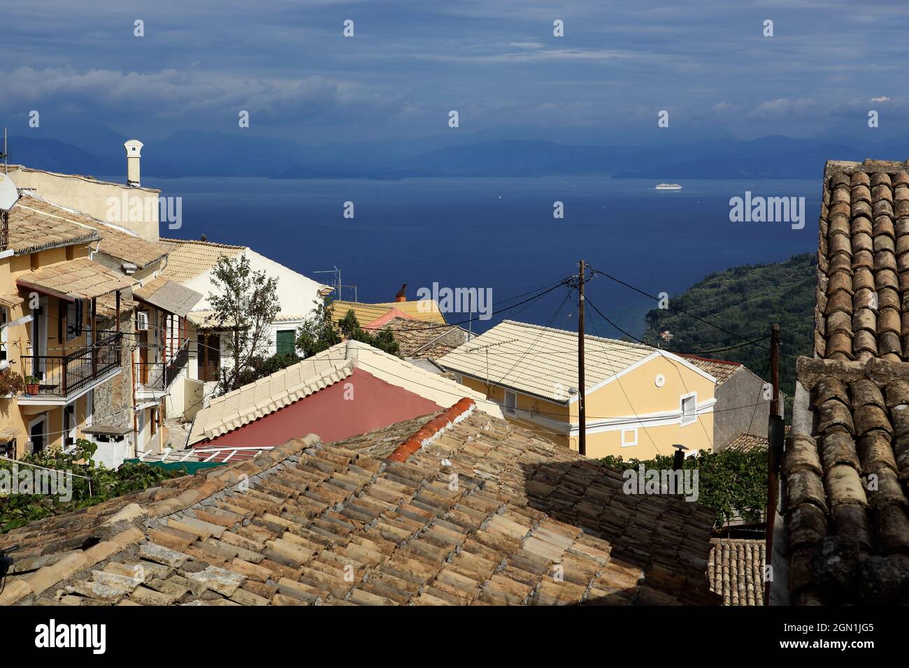 The mountain village of Chlomos is considered to be one of the most ...