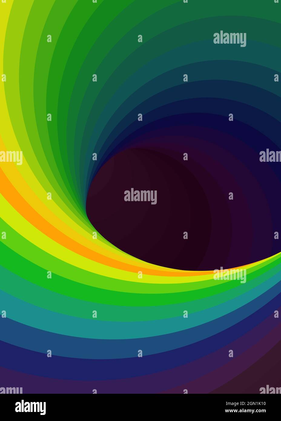 Color Swirl Wormhole Vortex Twist Generative Art background ...