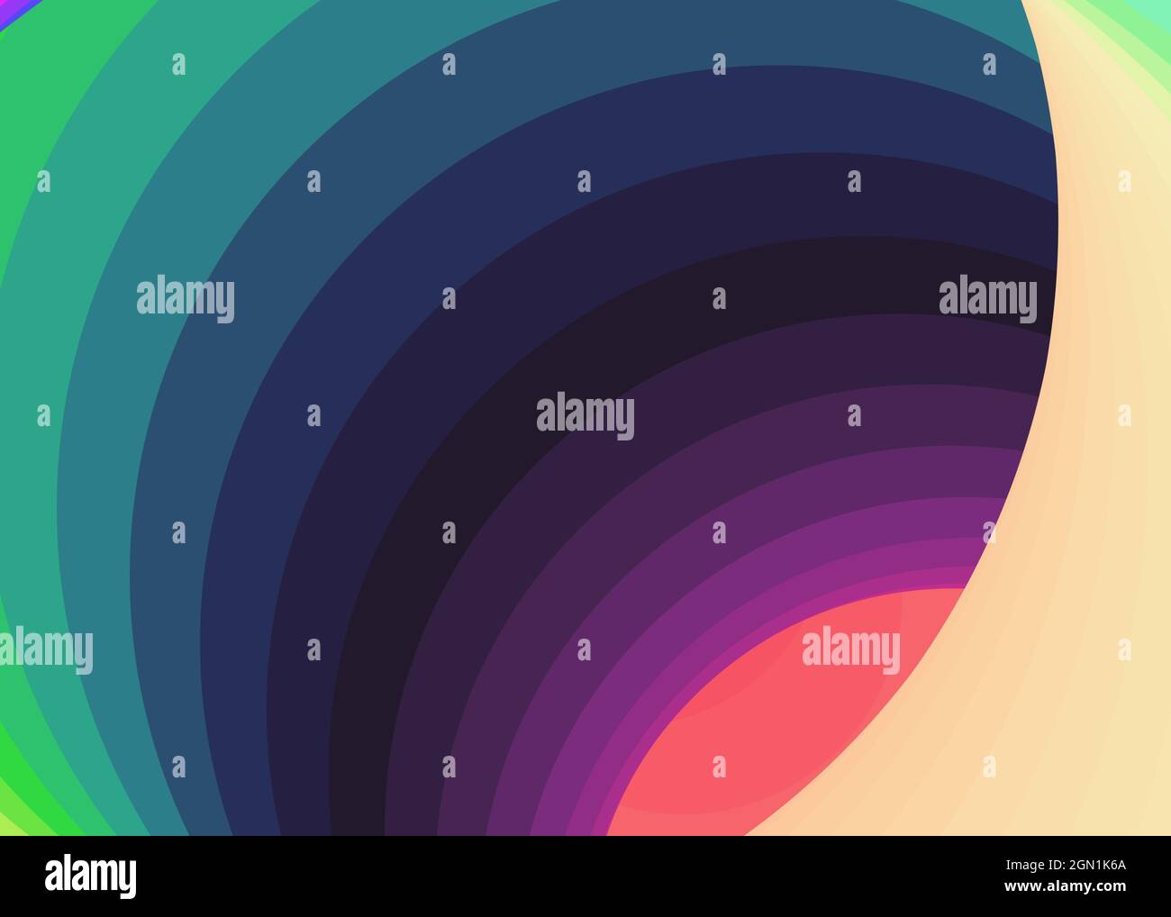 Color Swirl Wormhole Vortex Twist Generative Art background ...