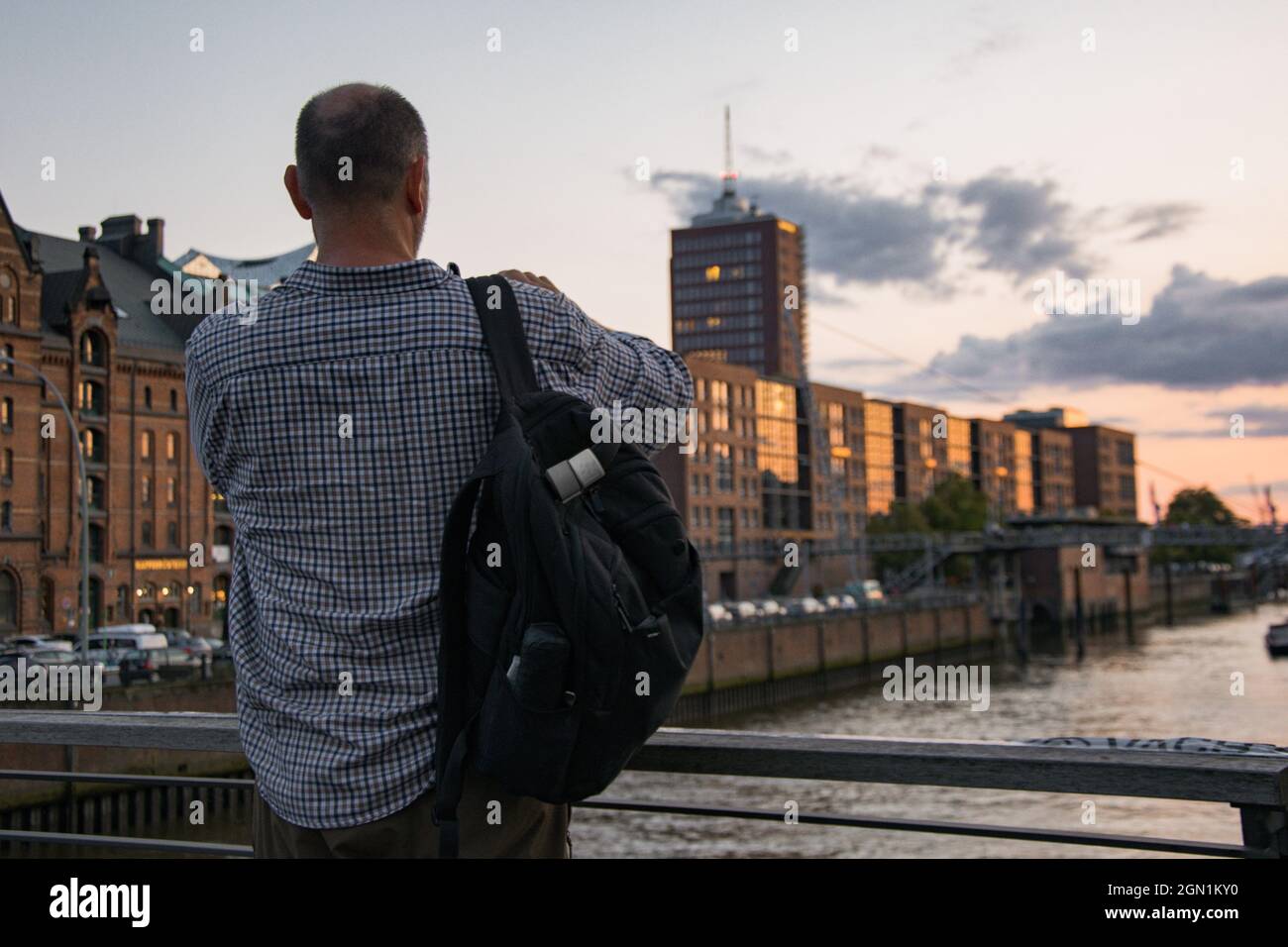Man balustrade hi-res stock photography and images - Alamy