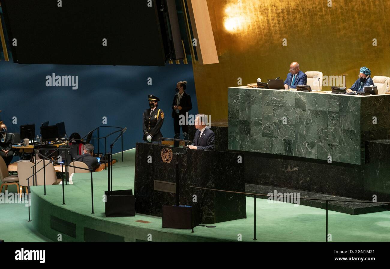 United nations 76th general assembly hi-res stock photography and ...