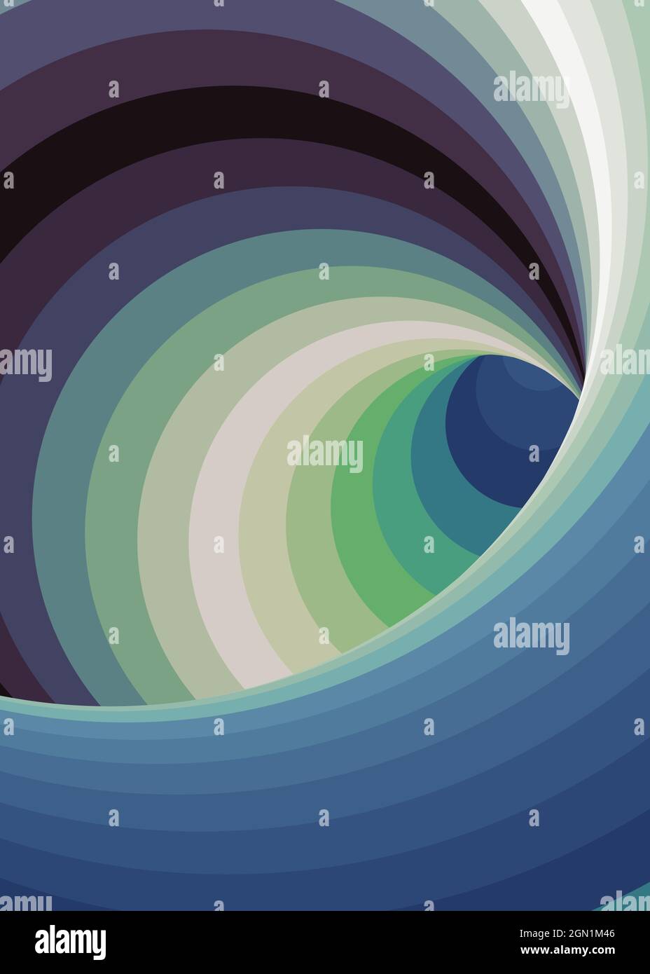 Color Swirl Wormhole Vortex Twist Generative Art background ...