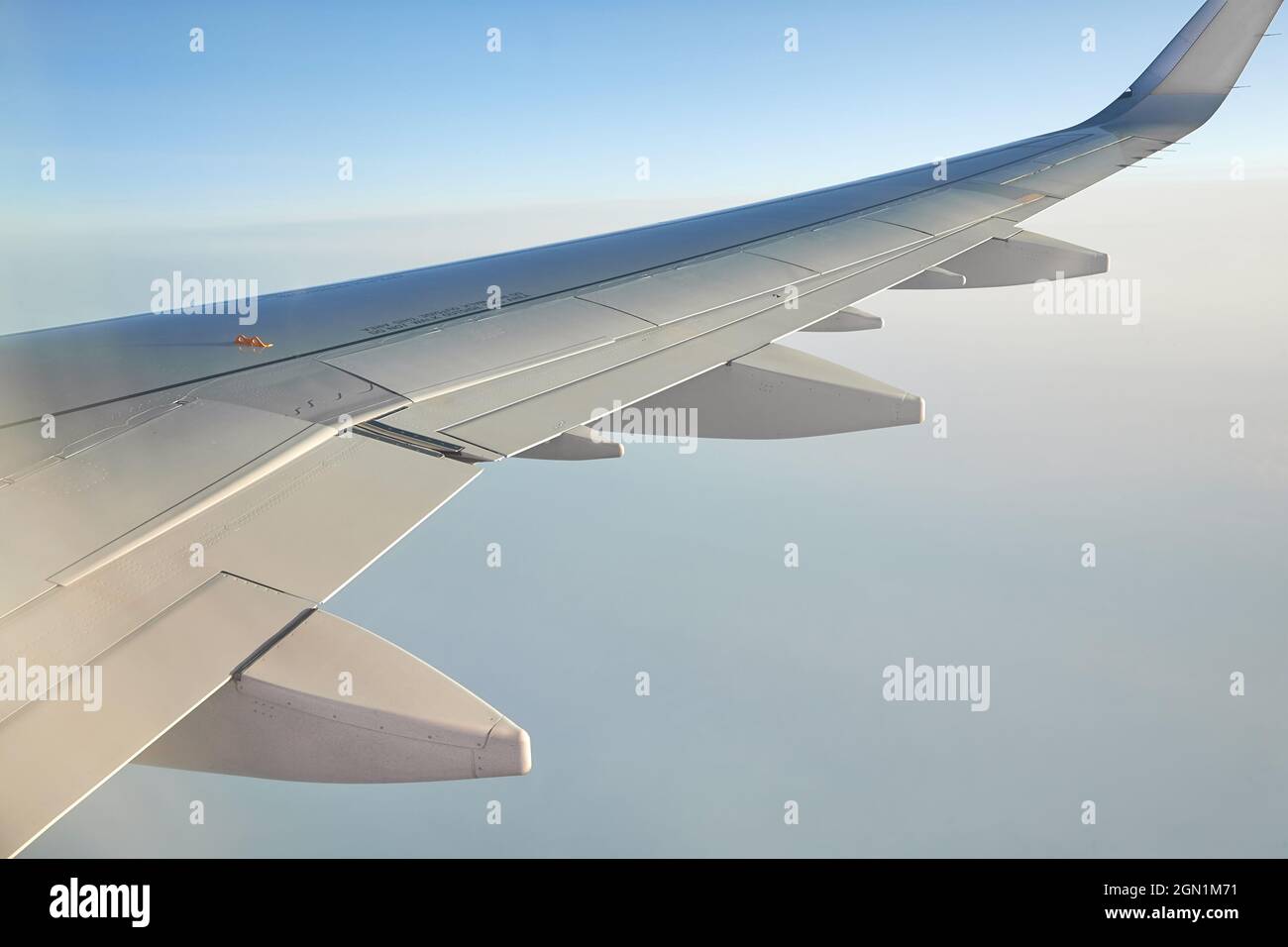 Flying on a plane Stock Photo - Alamy