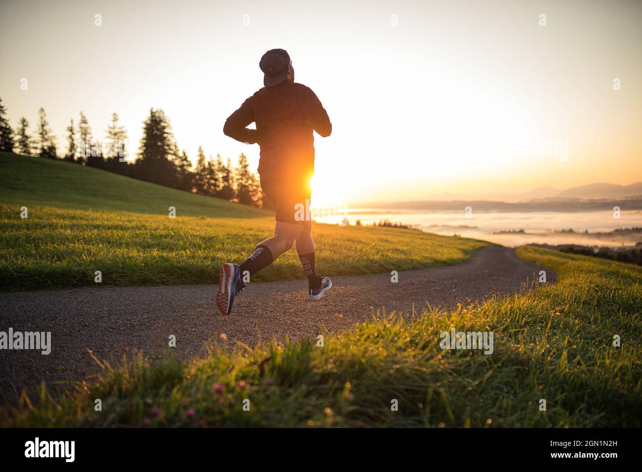General view runners hi-res stock photography and images - Alamy