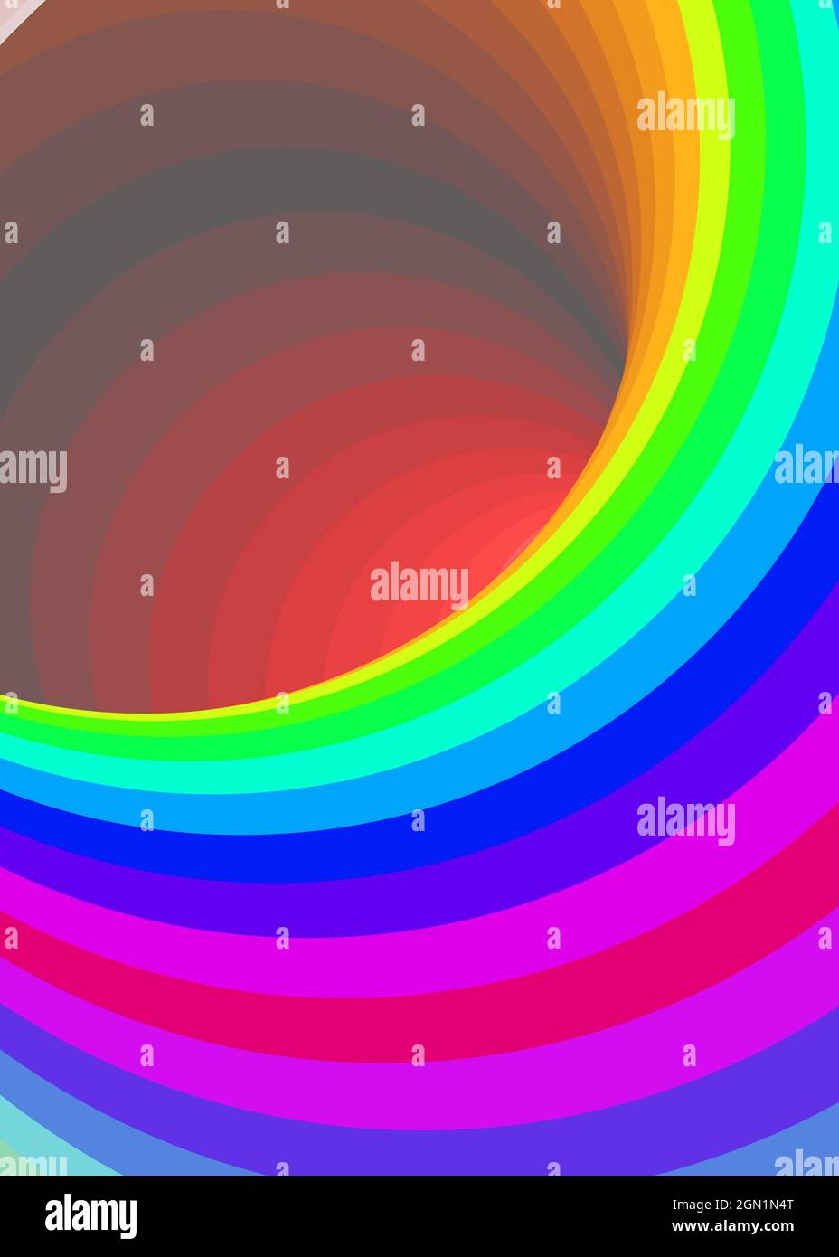 Color Swirl Wormhole Vortex Twist Generative Art background ...