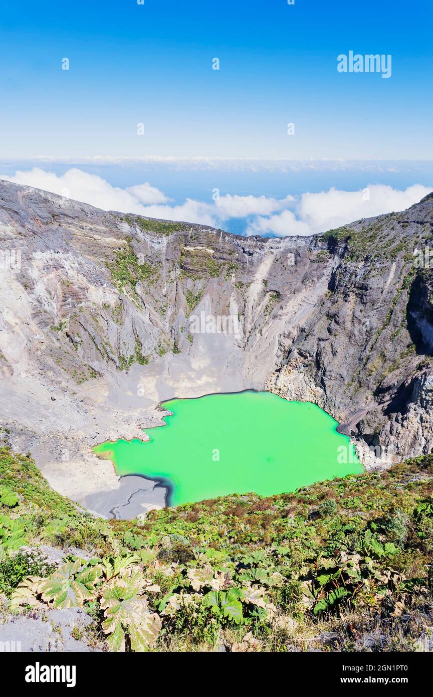 Irazu volcano, Irazu Volcano National Park, Cartago Province, Costa ...
