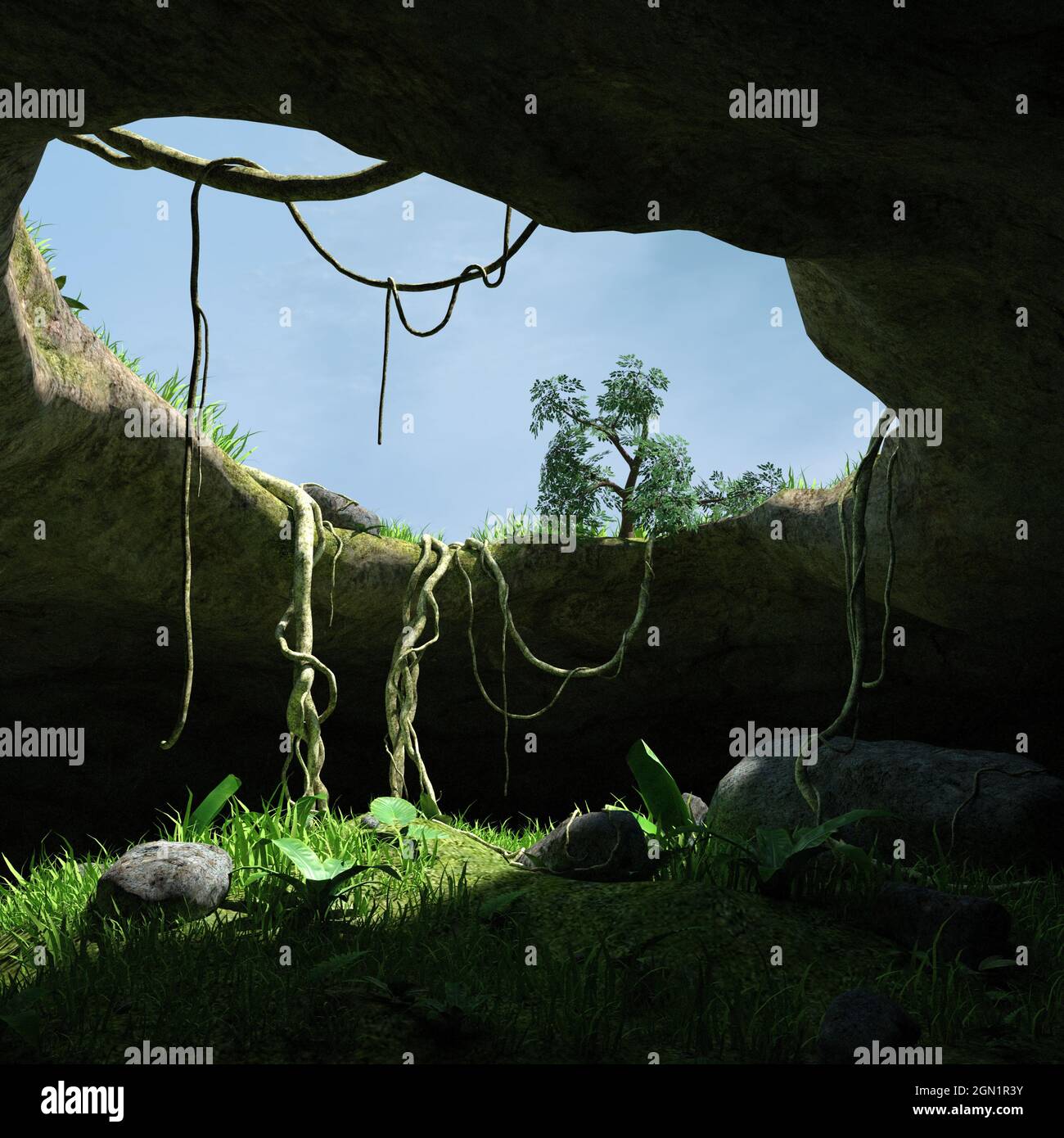 Fantasy cave hi-res stock photography and images - Alamy