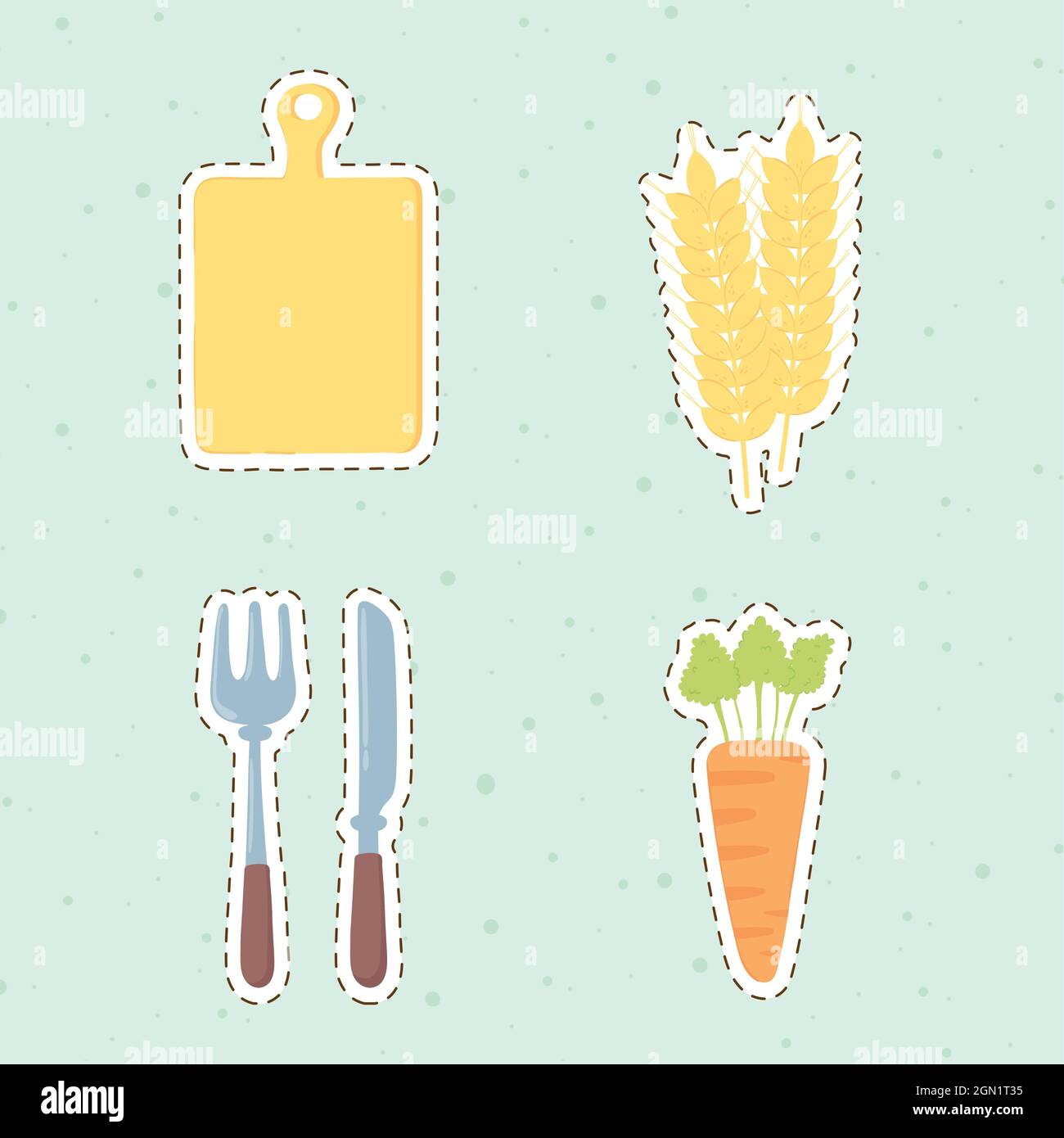 fresh produce icons Stock Vector Image & Art - Alamy