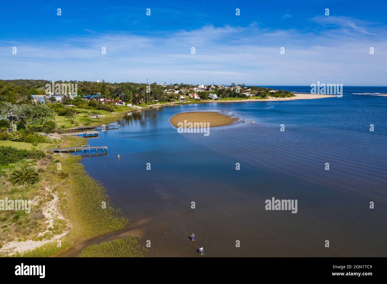 Aerial photo of sandbar hi-res stock photography and images - Alamy