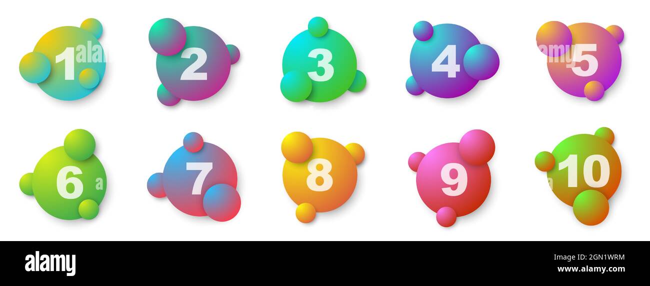 10 bullets Stock Vector Images - Alamy