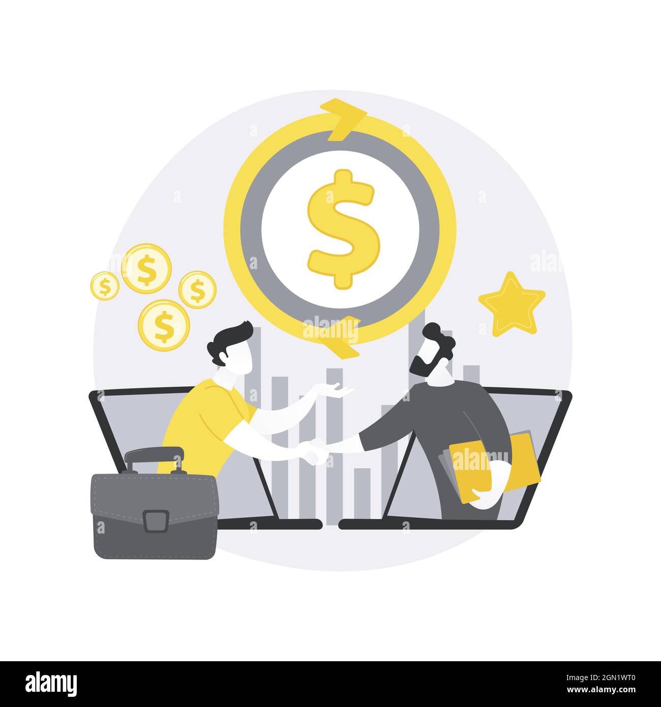 Sales prospecting Stock Vector Images - Alamy