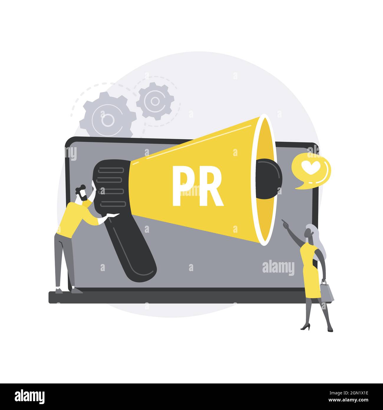 PR strategy abstract concept vector illustration Stock Vector Image ...