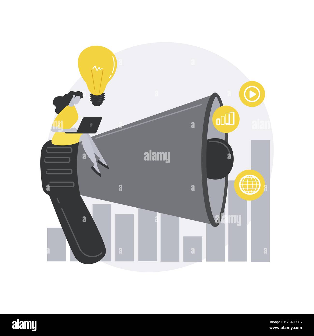 Promotion strategy abstract concept vector illustration Stock Vector ...