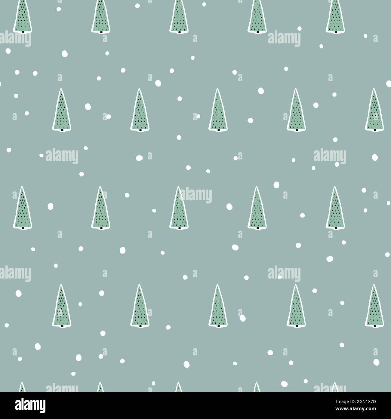 Blue background with snowfall. Seamless simple pattern Stock Vector ...