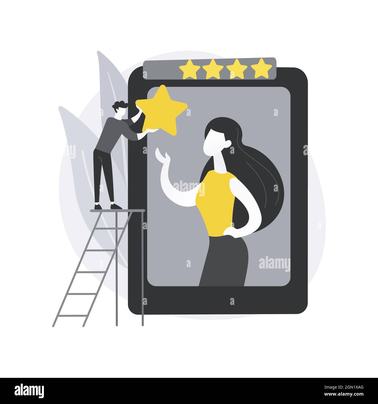 Impression management abstract concept vector illustration Stock Vector ...