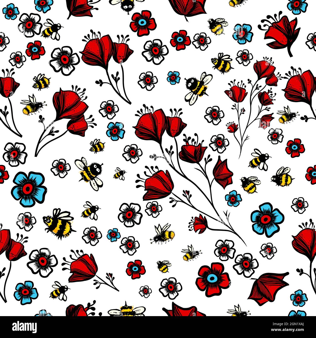 Plenty flowers Stock Vector Images - Alamy