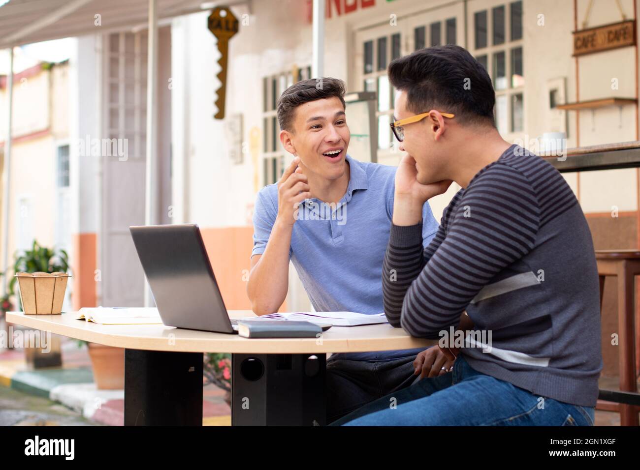 Expression of surprise at something unbelievable in their conversation ...