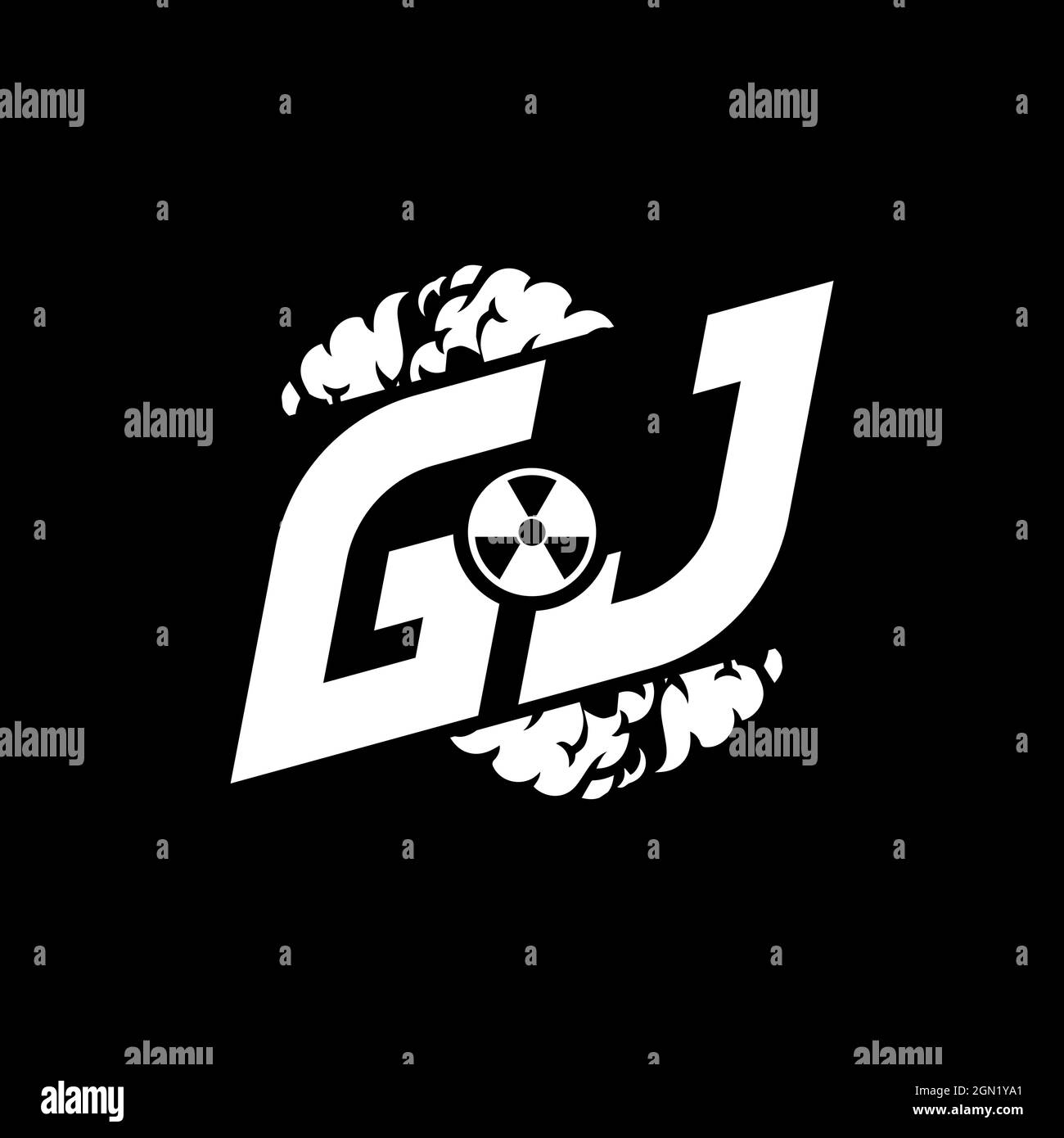 Jg skull logo hi-res stock photography and images - Alamy
