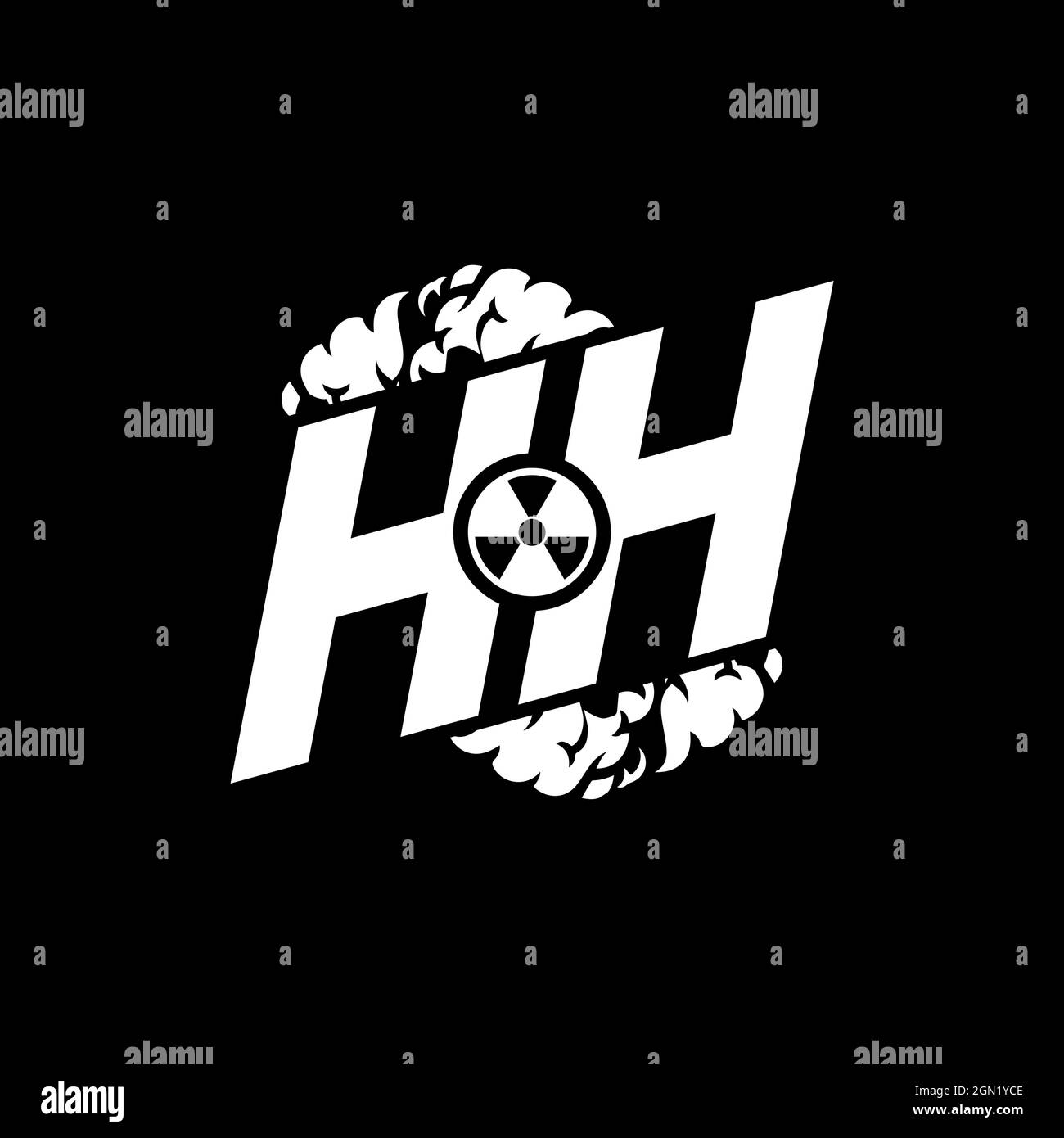 Hh logos vector vectors Black and White Stock Photos & Images - Alamy