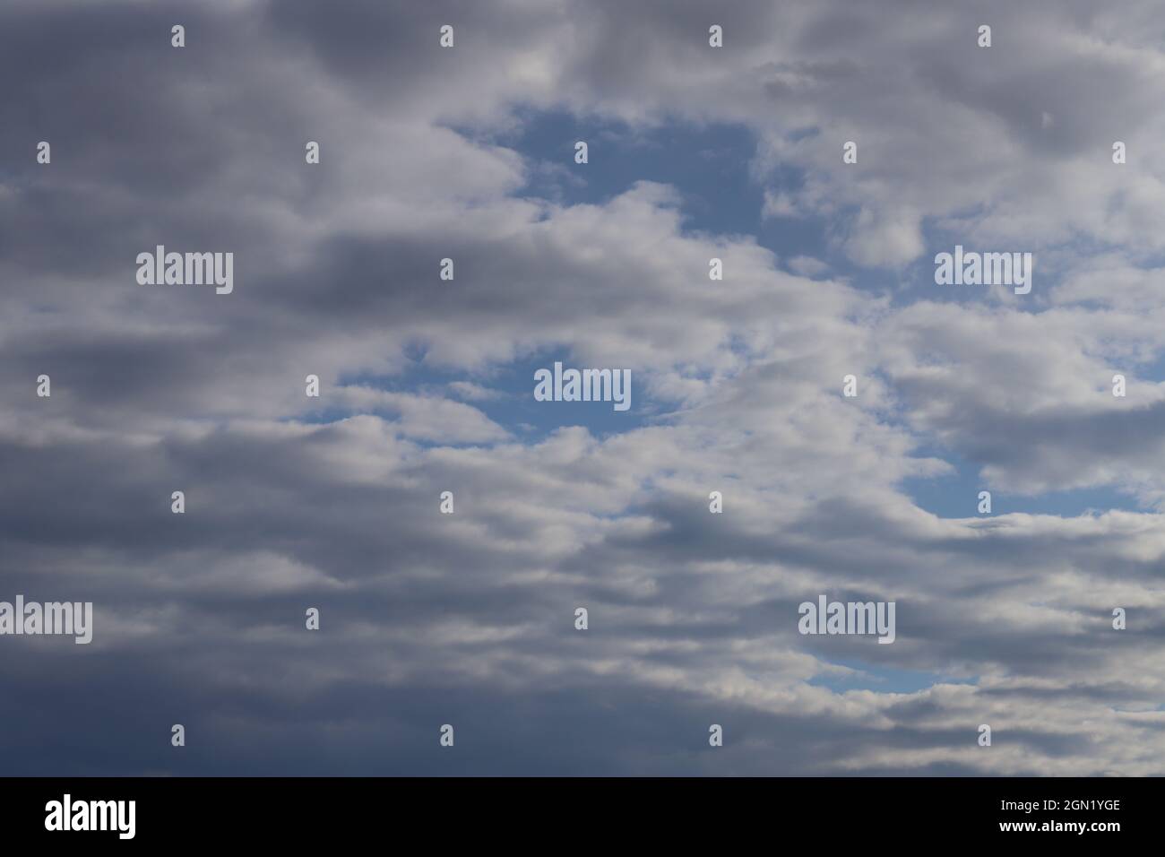 Evening sky with lilac clouds and a sunset Dramatic sky Stock Photo - Alamy