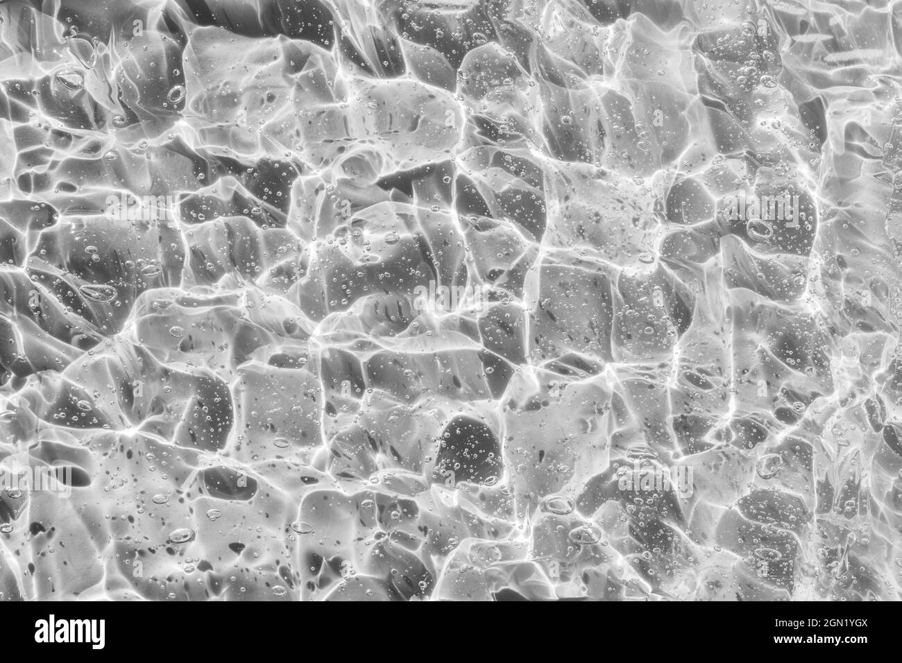 Transparent white liquid gel cosmetic smudge. Jelly sanitizer ...