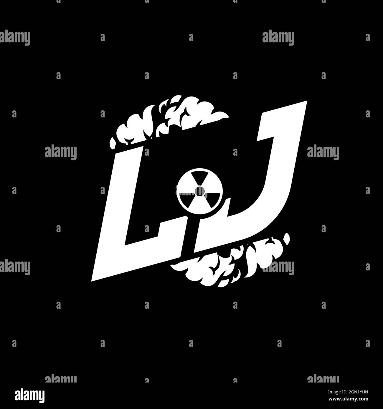 Lj font Stock Vector Images - Alamy