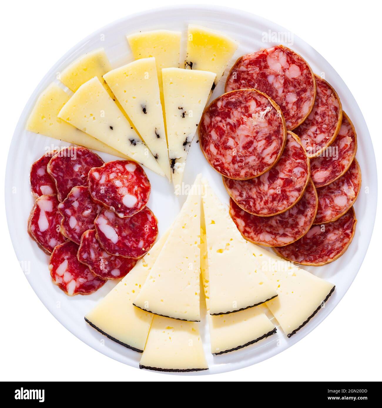 Traditional spanish snack tapas on a plate Stock Photo - Alamy