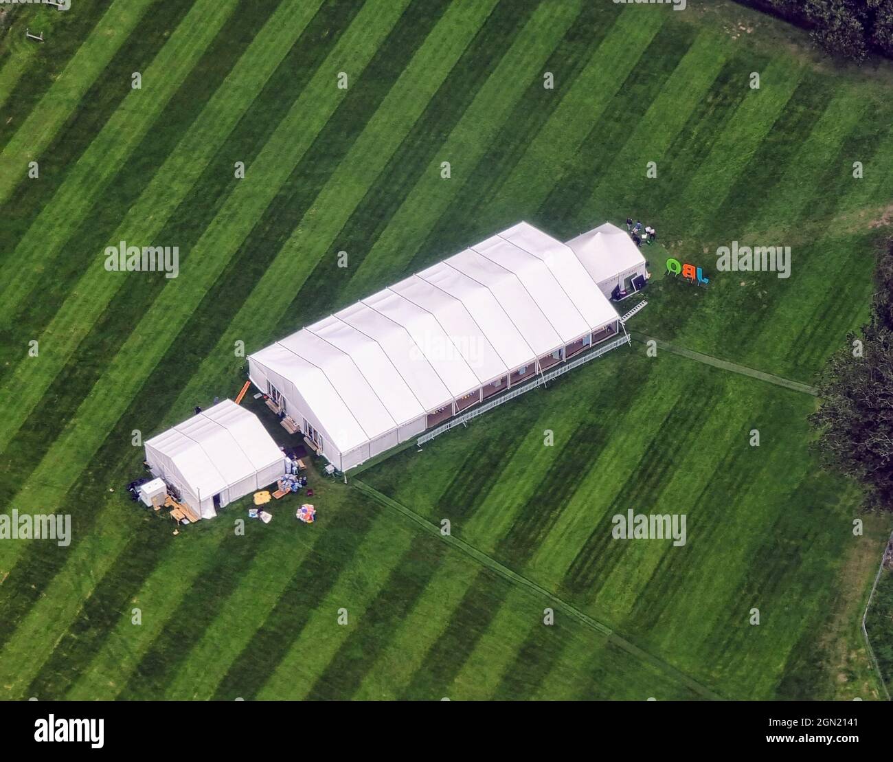 MAIDSTONE, UNITED KINGDOM - Aug 22, 2021: An aerial view of the Great ...