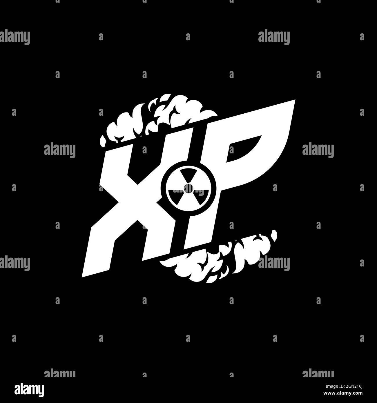 Xp gaming logo Black and White Stock Photos & Images - Alamy