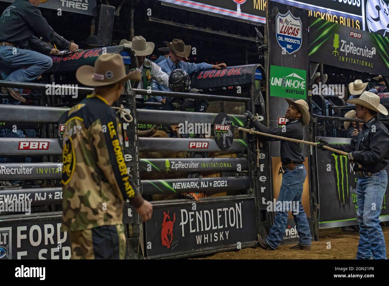 NEWARK, NJ - SEPTEMBER 19: Cody Jesus rides Penu-Dart's Damage Goods ...