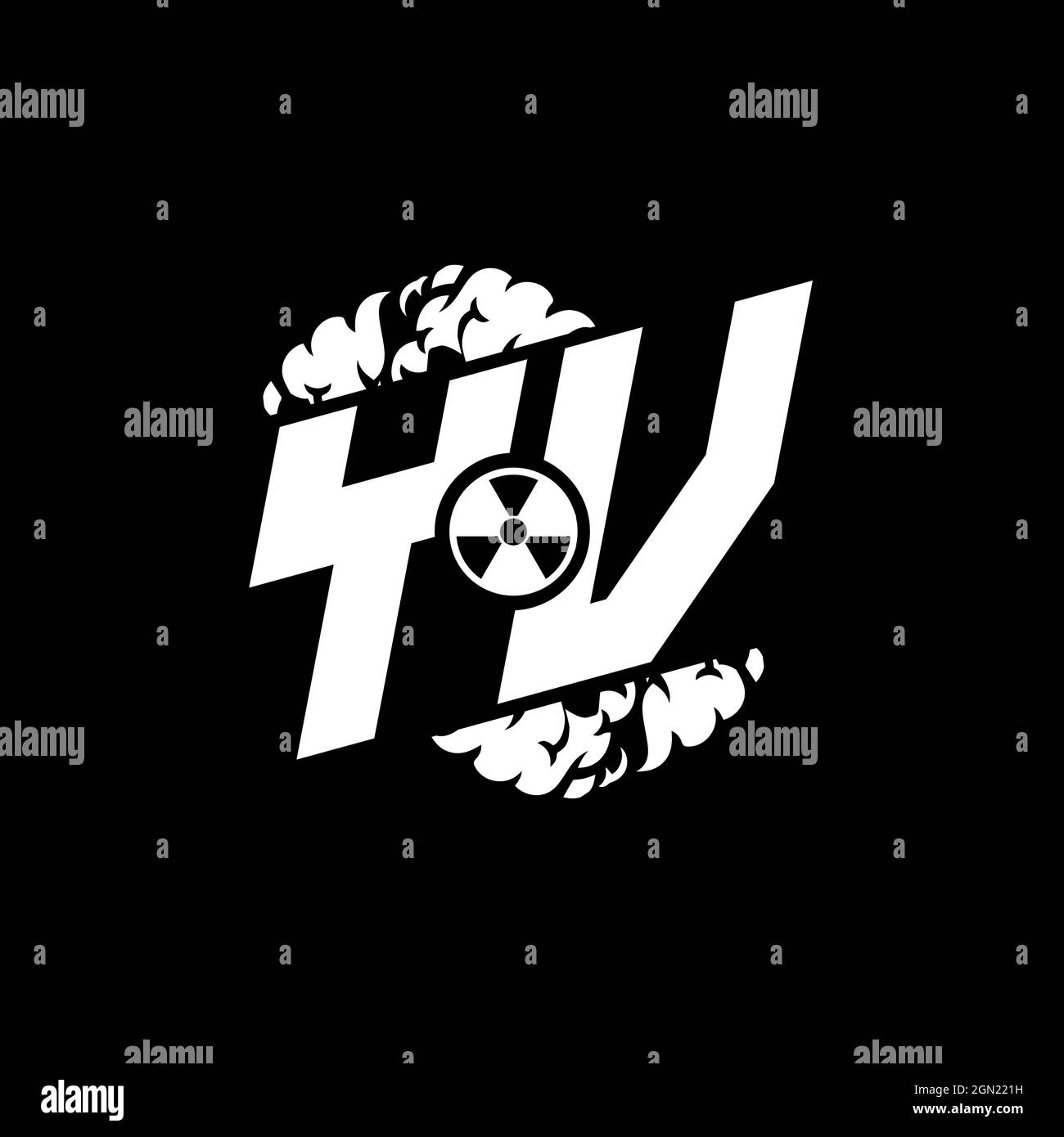 YV Initial ESport Monogram with Shape and Smoke Style template vector ...