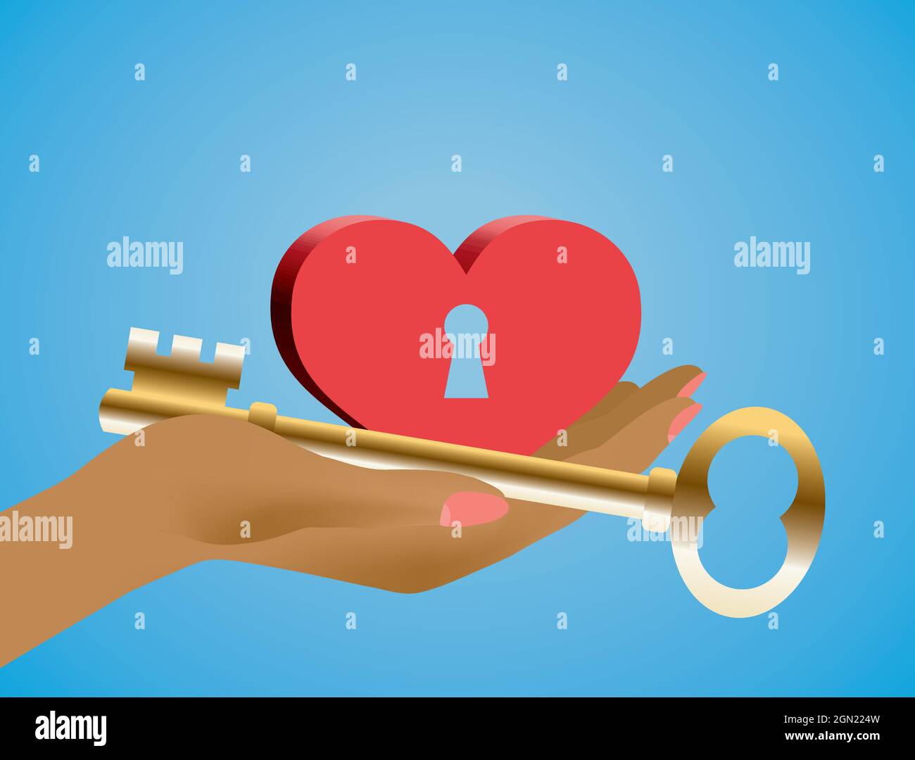 Dark skin vector vectors hi-res stock photography and images - Alamy