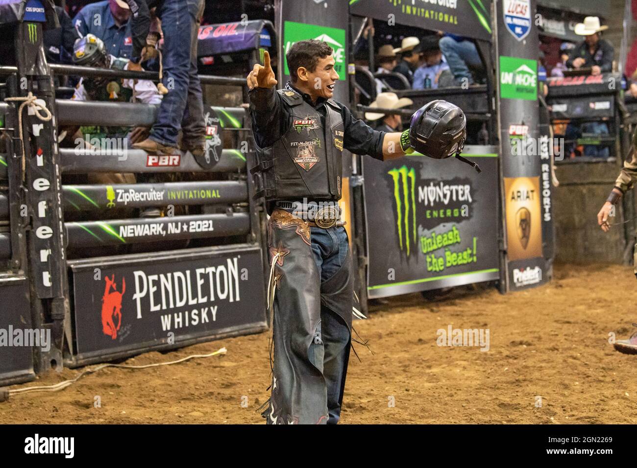 NEWARK, NJ - SEPTEMBER 19: Ramon de Lima rides Puddle Dock Road during ...
