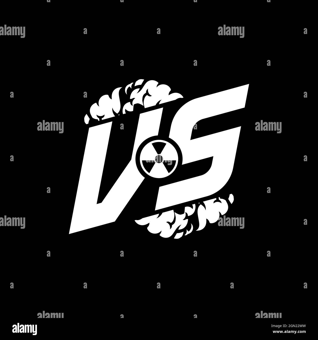 Vs name logo Black and White Stock Photos & Images - Alamy