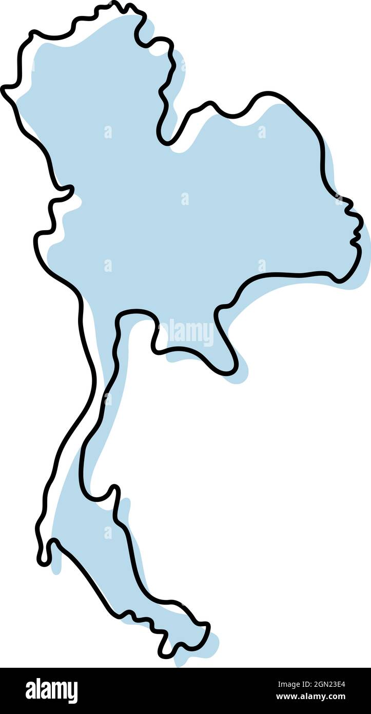 Thailand Map Simple Thailand Provinces Map