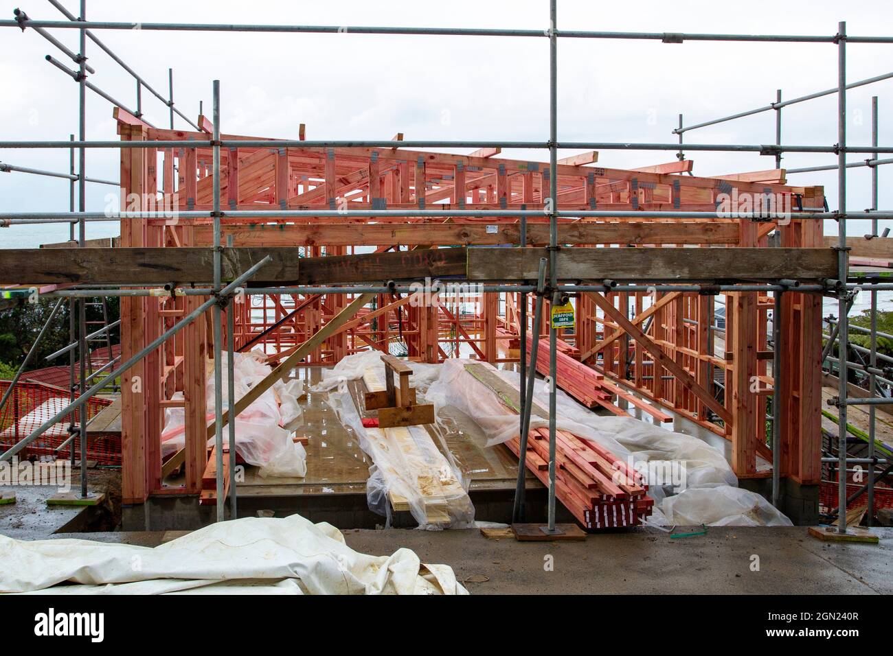 Construction site for a dwelling house Stock Photo - Alamy