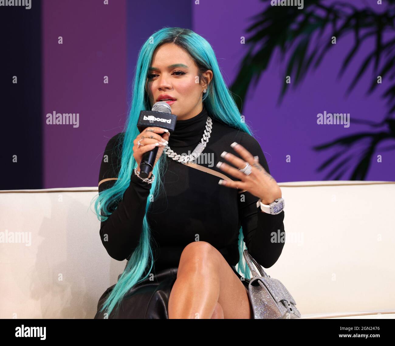 Karol g billboard latin music week hi-res stock photography and images ...