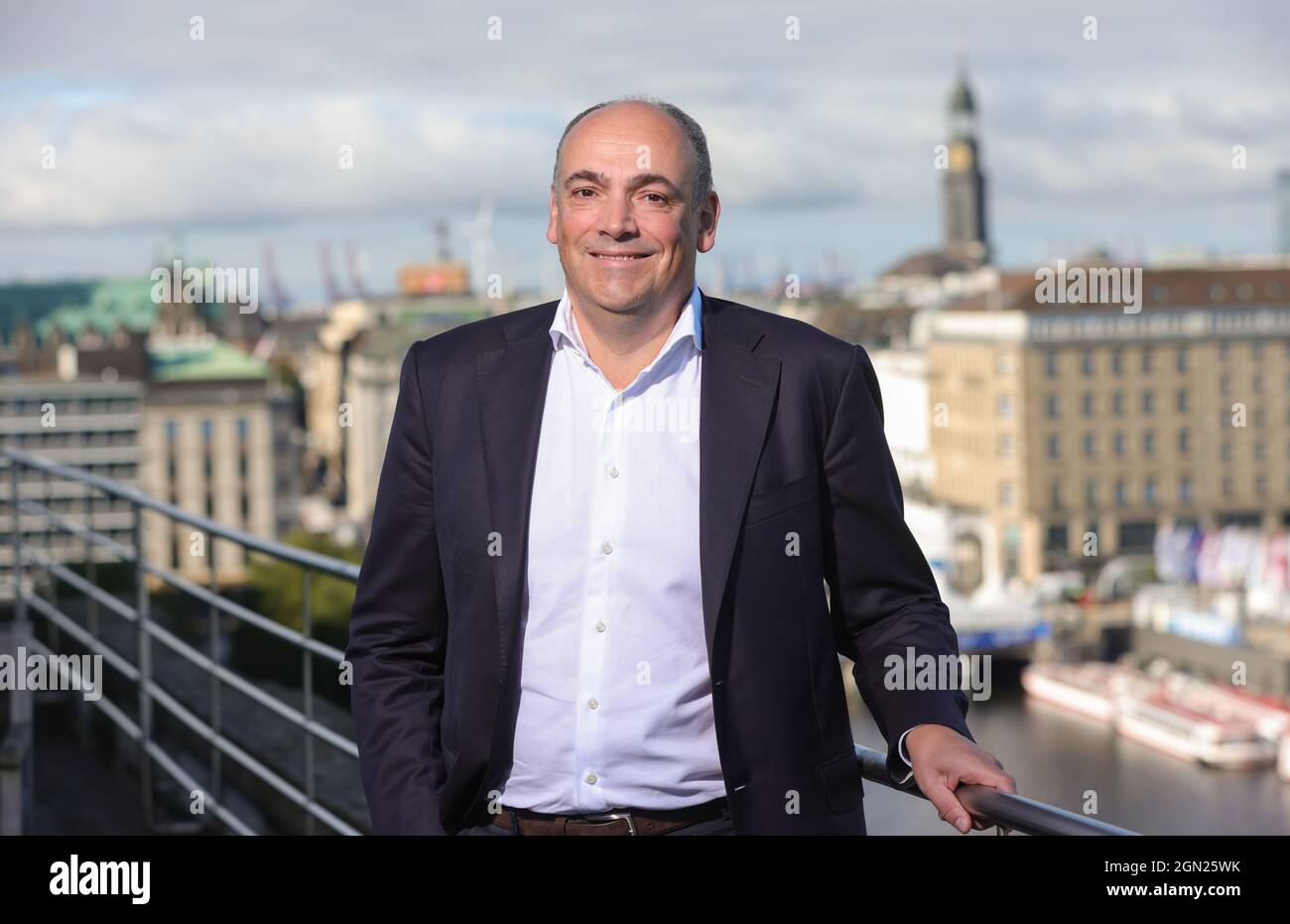 Hamburg, Germany. 17th Sep, 2021. Hapag-Lloyd CEO Rolf Habben Jansen ...