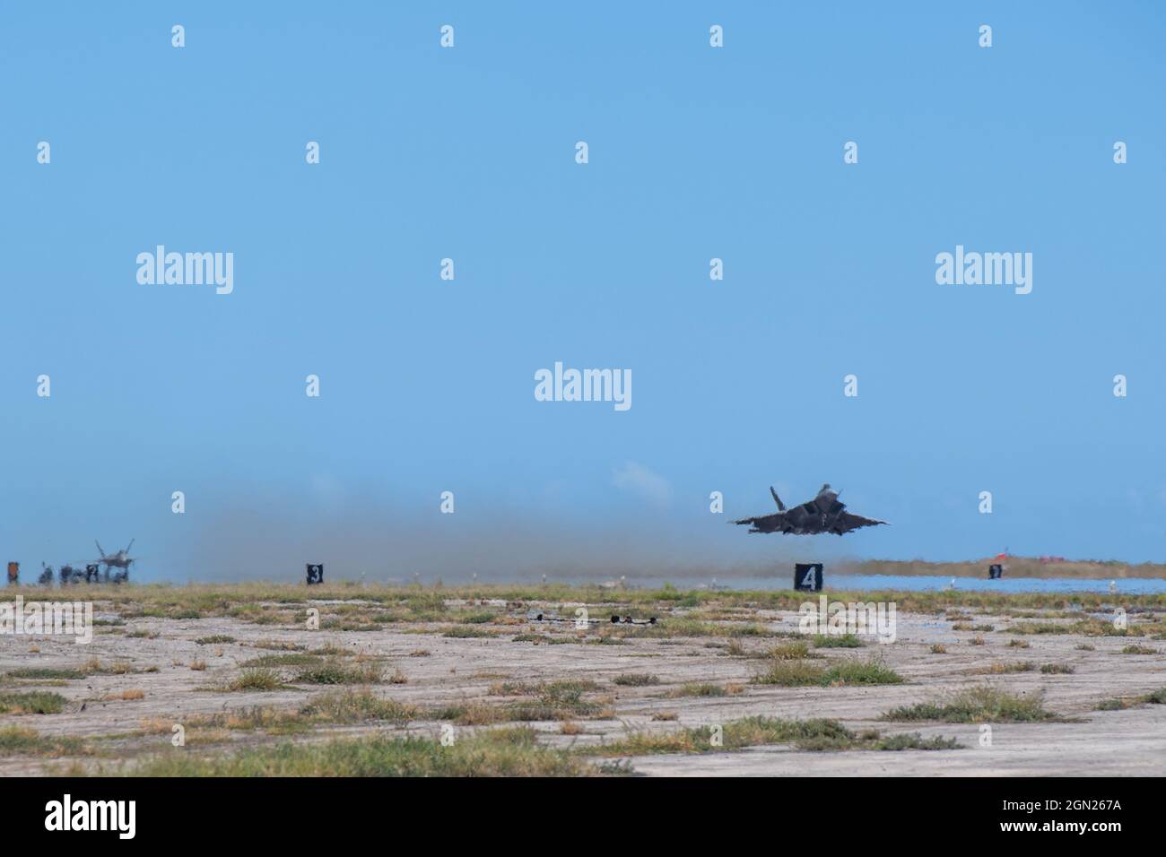 210908-N-ML137-1168 KEKAHA, Hawaii (Sept. 8, 2021) — An F-22 Raptor ...