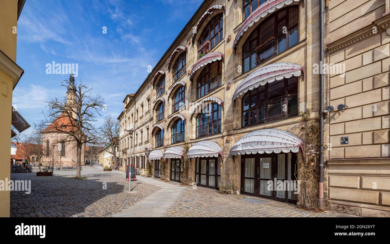 Old Town Church Square and the Old Town Trinity Church in Erlangen ...