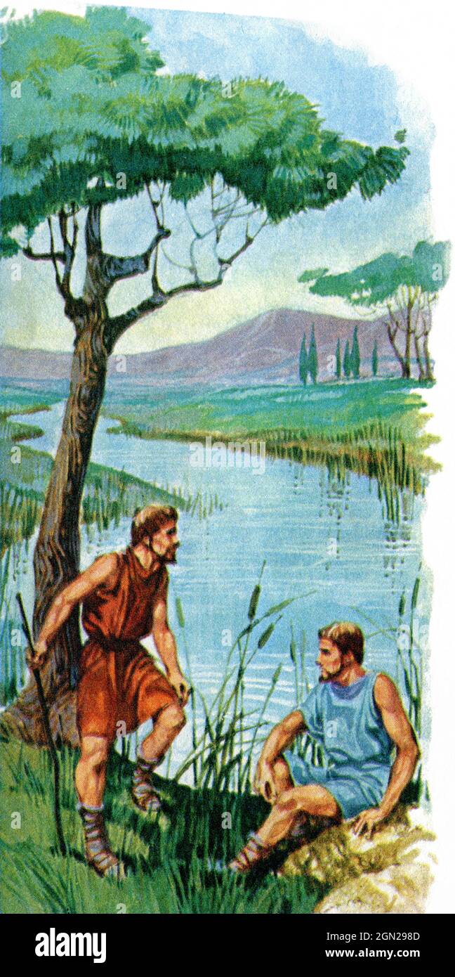 Founding of rome painting hi-res stock photography and images - Alamy